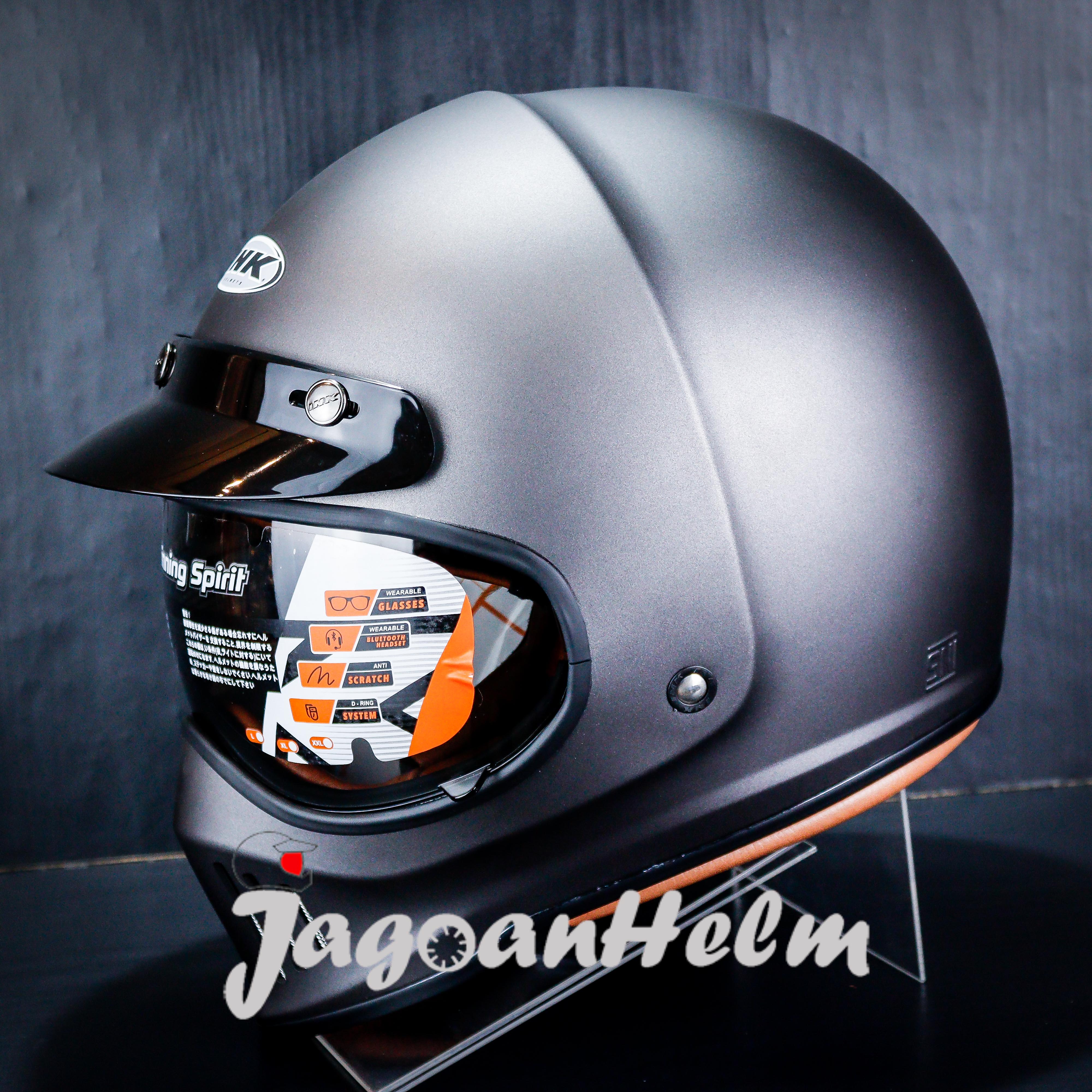 INK HELM TROOPER SOLID | MATT ANTRHACITE | RETRO CLASSIC DDRING ...