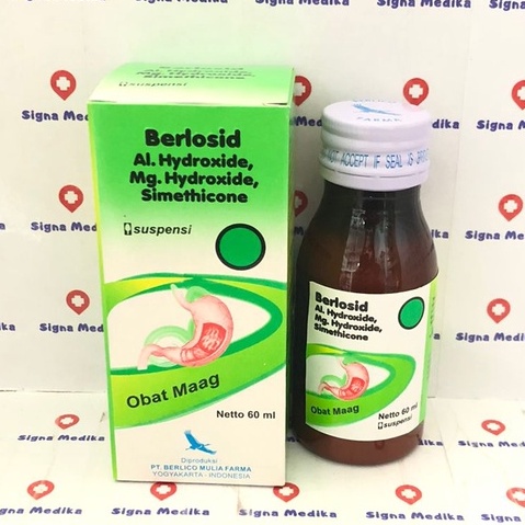 Berlosid Sirup 60 ml - Obat Sakit Maag | Lazada Indonesia