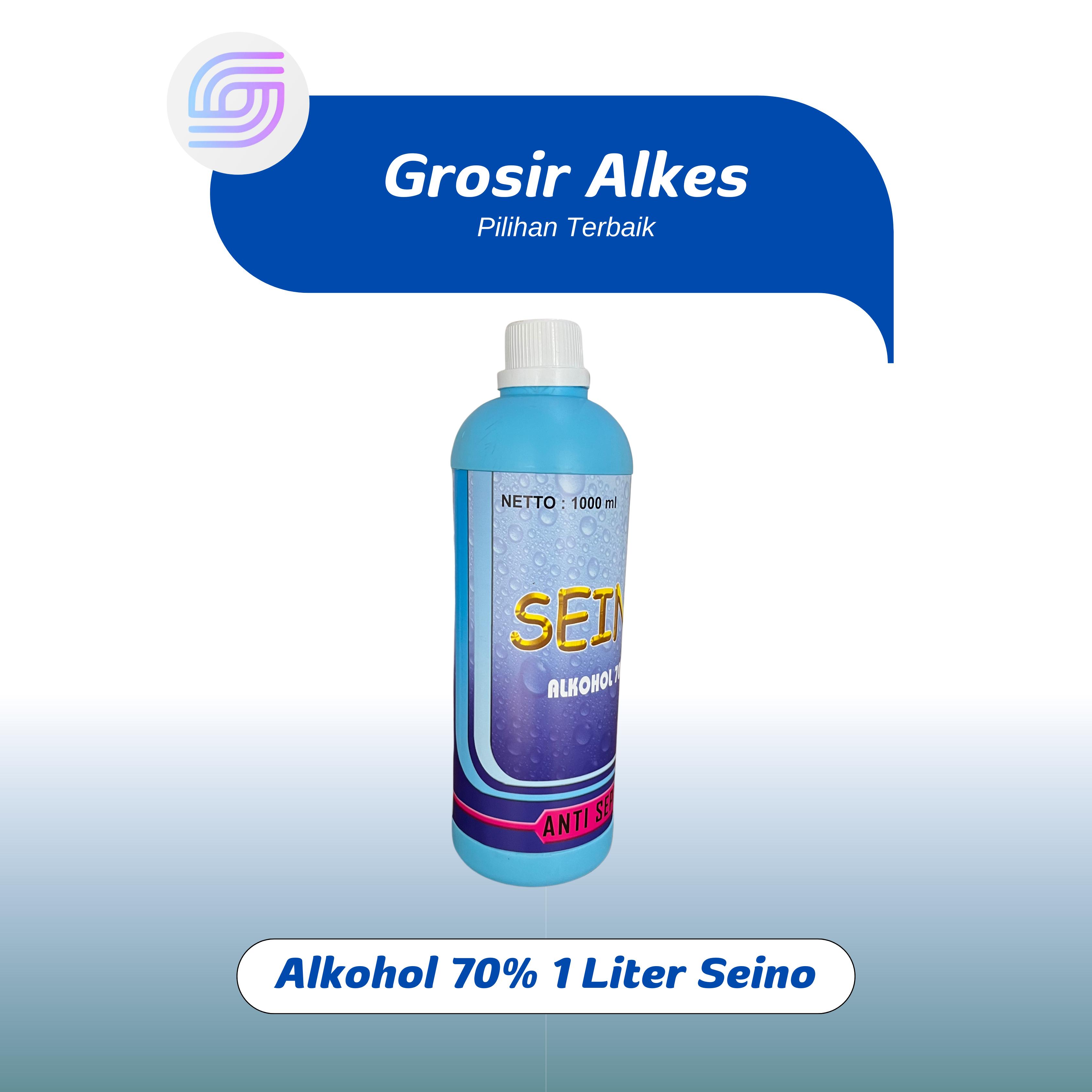 Alkohol 70% Seino/ Cairan Antiseptic Alcohol Seino 1 Liter | Lazada ...