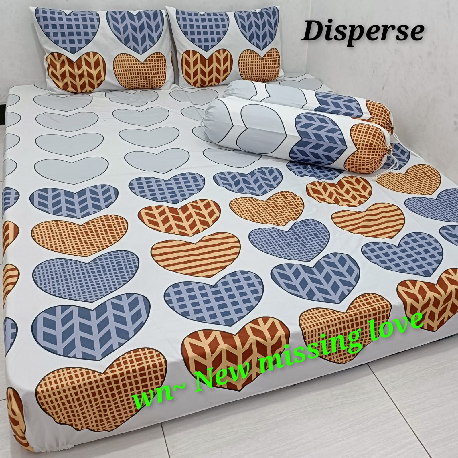 SPREI/SEPREI BERKUALITAS MURAH MOTIF BABY LOVE UNGU UK.120/160/180/200 ...