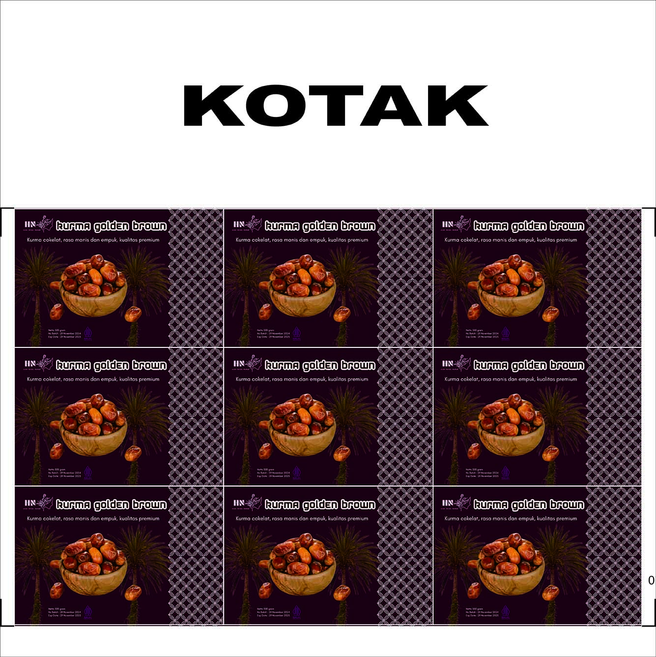 Promo Cetak Stiker VINYL A3+ LAMINASI Cutting Custom Sticker Kemasan ...