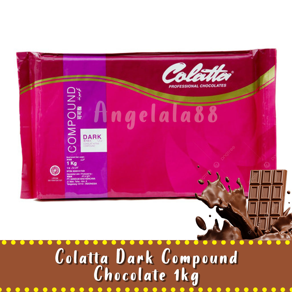 Colatta Compound Chocolate Dark - Coklat Batang 1Kg colatta dark 1Kg ...