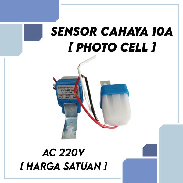Photo Cell Fotocell Saklar Otomatis Sensor Cahaya 220V 10A / 12v 10A ...