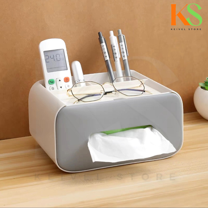 Kotak Tissue Meja Tempat Penyimpanan Tisu Multi Fungsi Minimalis ...