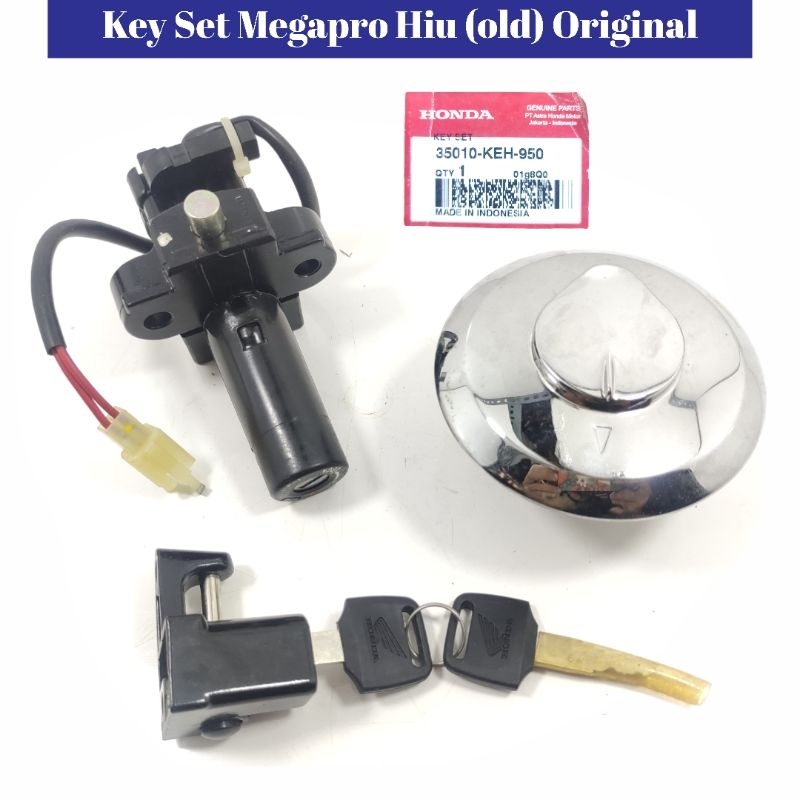 Kunci kontak key set megapro mp hiu lama old original baru | Lazada ...