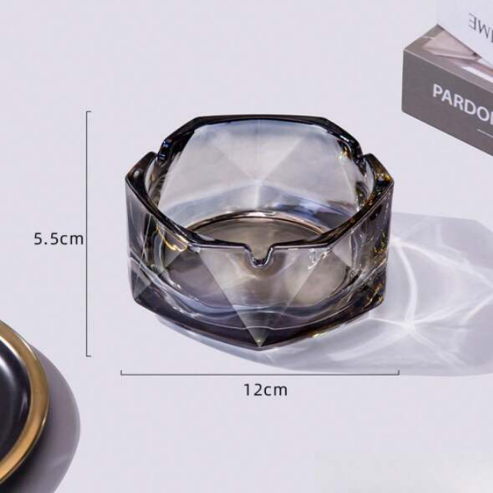 Dekorasi Asbak Rokok Kaca Cigarette Ashtray Crystal Glass | Lazada ...