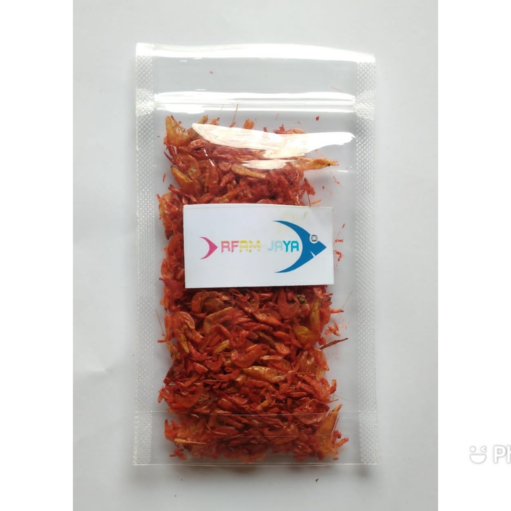 Udang carophil merah 20 gram booster warna merah pakan ikan predator ...