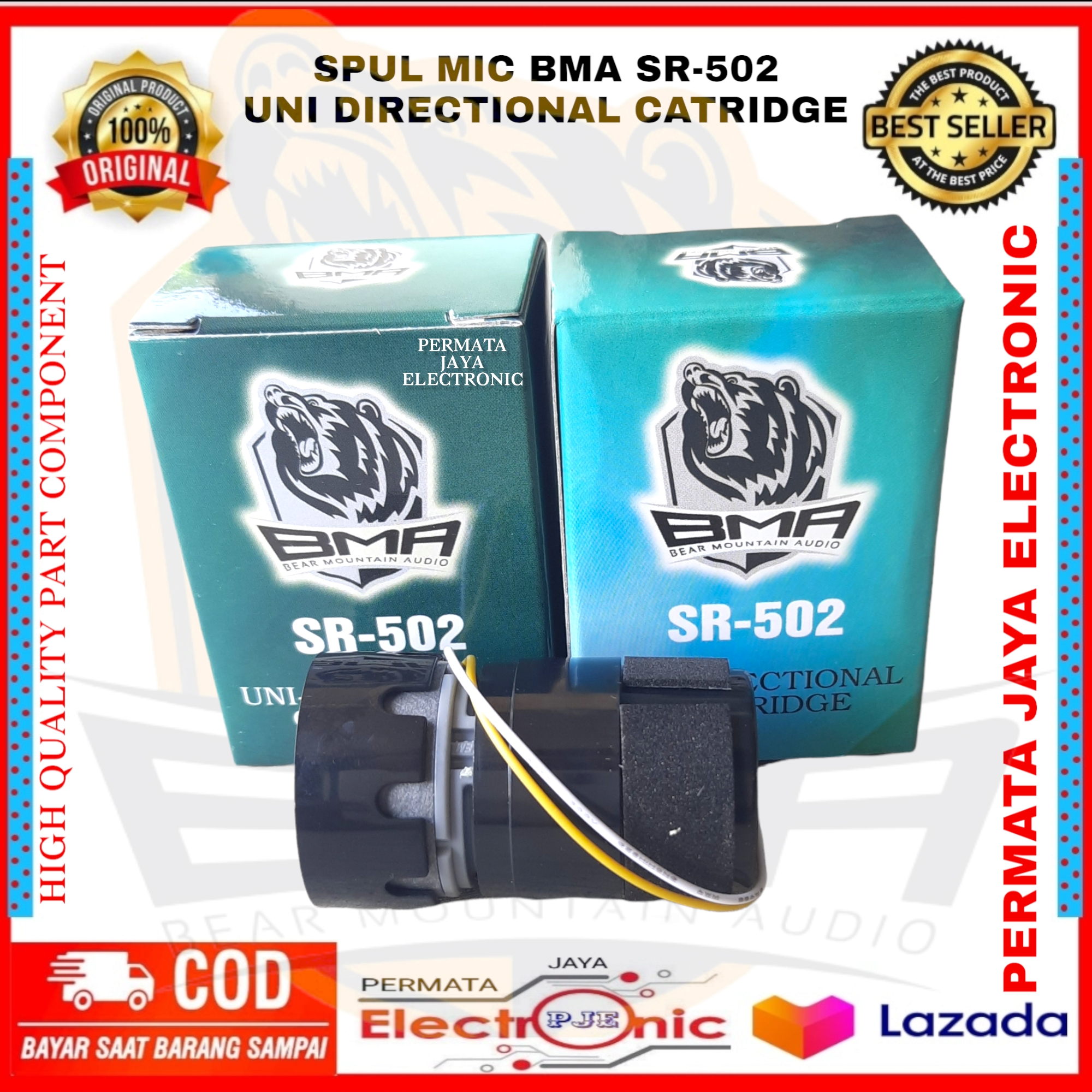 SPOOL MICROPHONE BMA SR 502 ORIGINAL / SPUL MIC | Lazada Indonesia