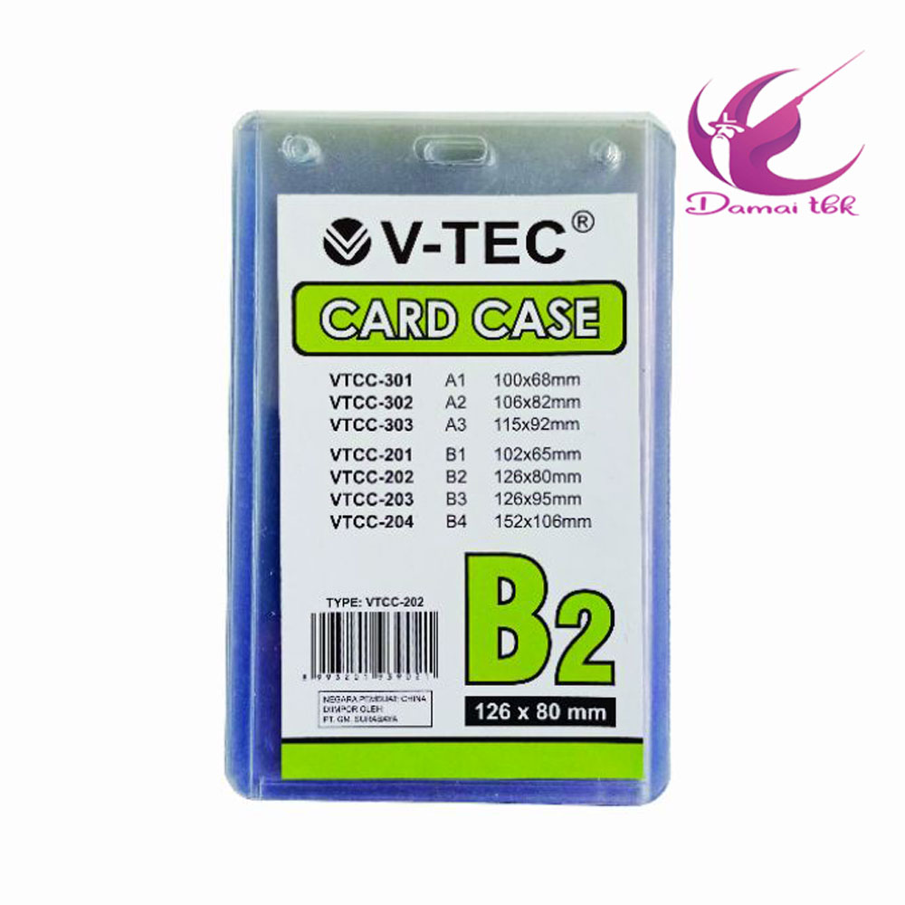 Plastik ID Card B2 / Card Case B2 / Plastik Panitia 1 Pak Isi 20 Lembar ...