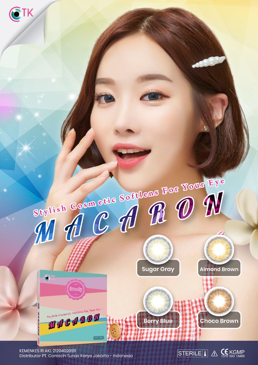 (COD) SOFTLENS MACARON BY CTK | Lazada Indonesia