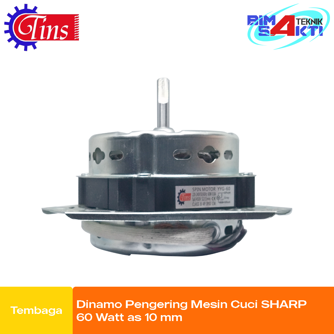 Dinamo Pengering Mesin Cuci Dua Tabung UMUM 60 Watt Lilitan Tembaga as ...