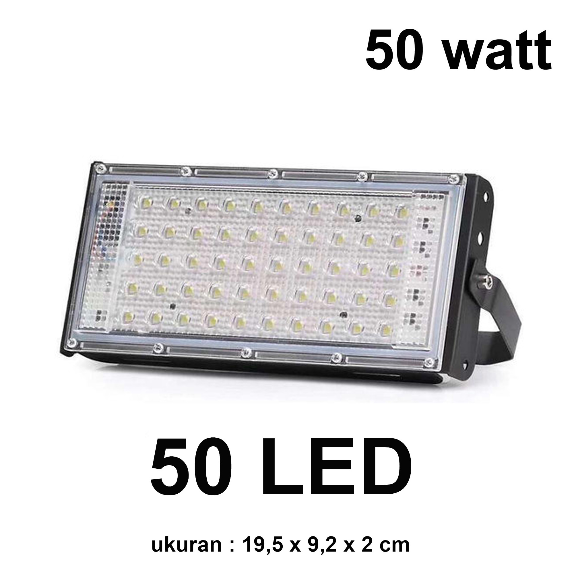 Lampu tembak LED sorot tembak floodlight slim SMD 50w 50 w 50watt 50 ...