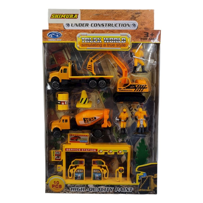 Mainan Under Construction Play Set Truck World Mainan Mobil Konstruksi ...
