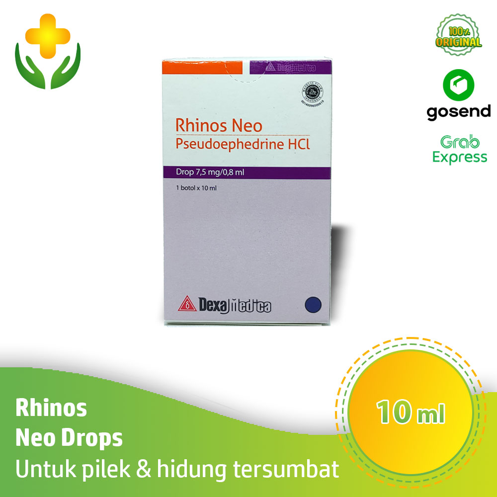 Rhinos Neo Drops 10 ml Obat Pilek Bayi | Lazada Indonesia