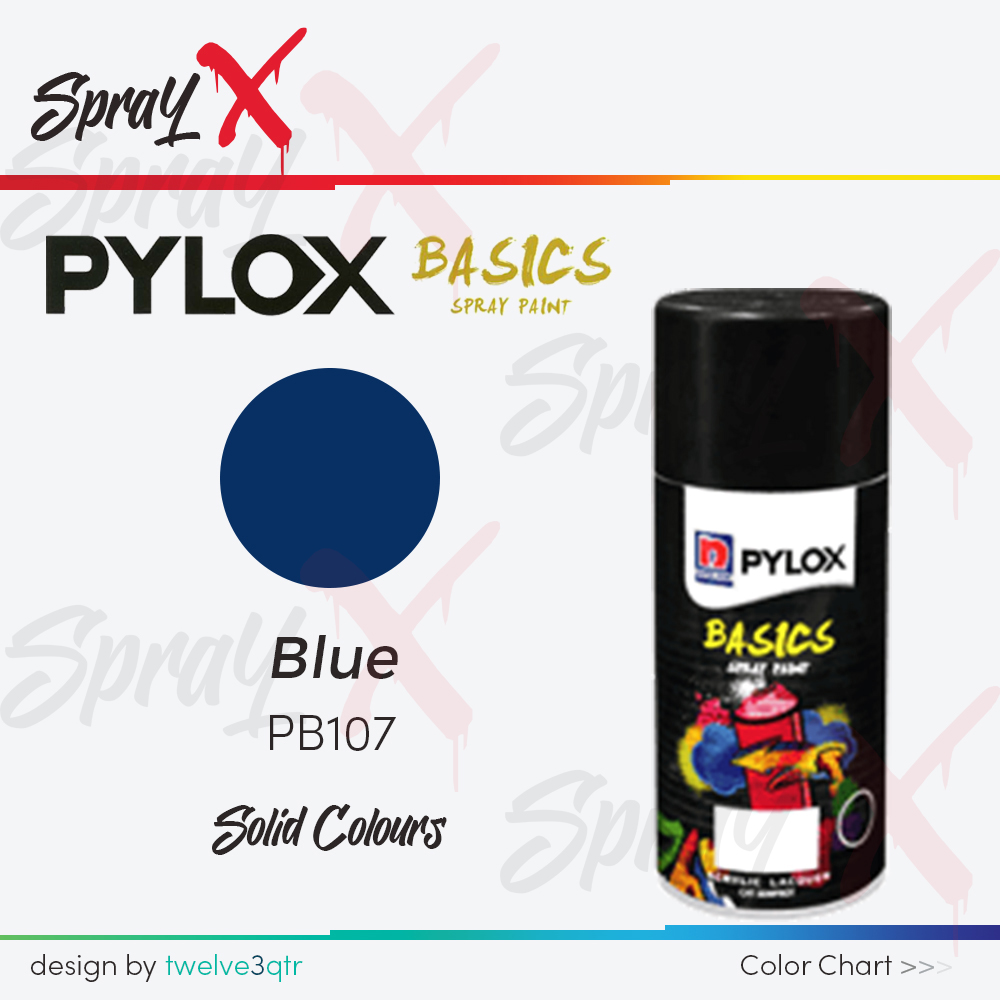 PYLOX BASICS SOLID BLUE PB107 300ML / BIRU STANDAR - PILOX BASIC ...