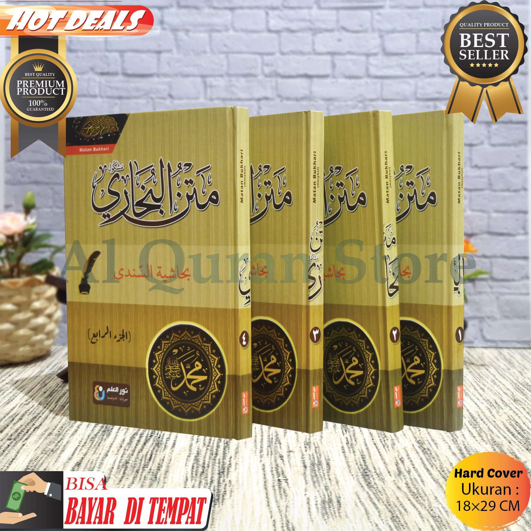 Kitab Kuning Lengkap Matan Bukhari Masykul 4 Jilid Penulis Al-Imam Abi ...