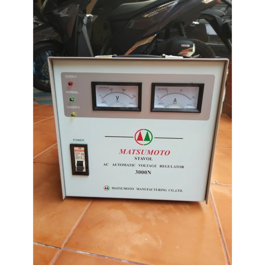 Stabilizer Matsumoto 3000N Stavol Automatic Voltage Regulator 3KVA ...