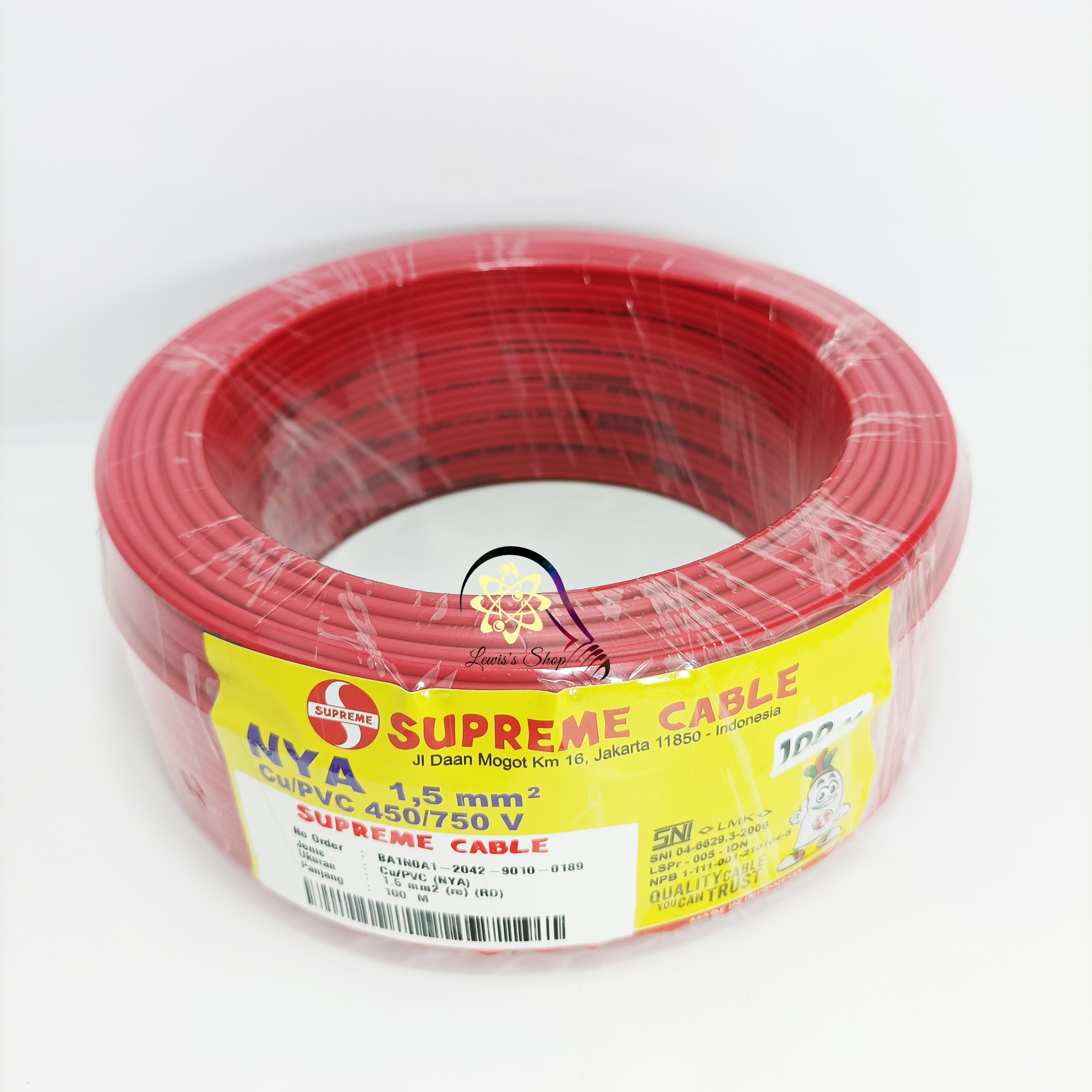 Kabel NYA 1,5mm Supreme Cable 100 Meter SNI | Lazada Indonesia