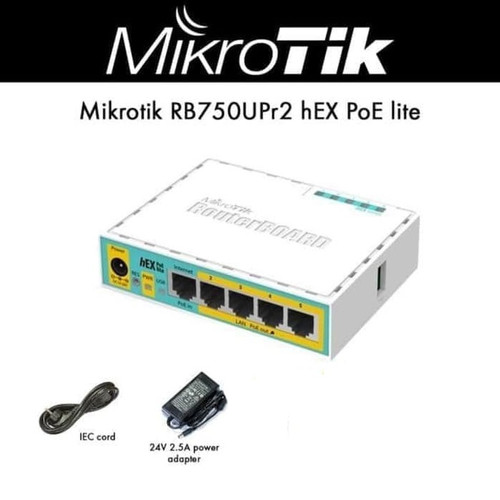Mikrotik Routerboard RB750UPr2 (with PoE-Output) | Lazada Indonesia