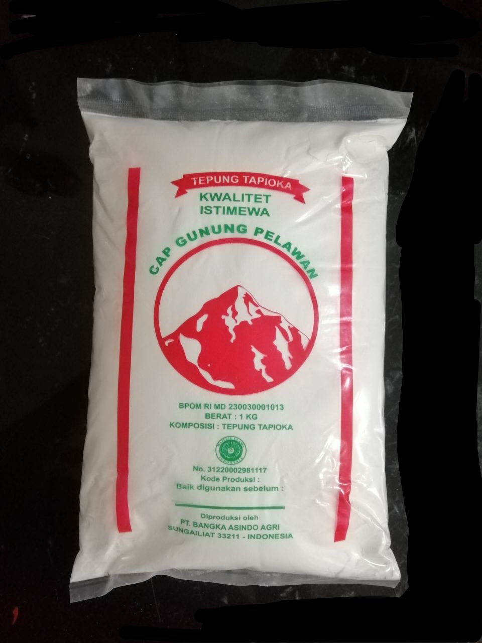 TEPUNG TAPIOKA CAP GUNUNG PELAWAN 1 KG | Lazada Indonesia