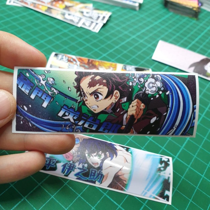 Sticker Anime - PW0100 - Slap - Demon Slayer - Tanjiro | Lazada Indonesia