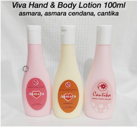 VIVA Hand And Body Lotion 100ml | Cantika | Asmara | Cendana 100ml ...