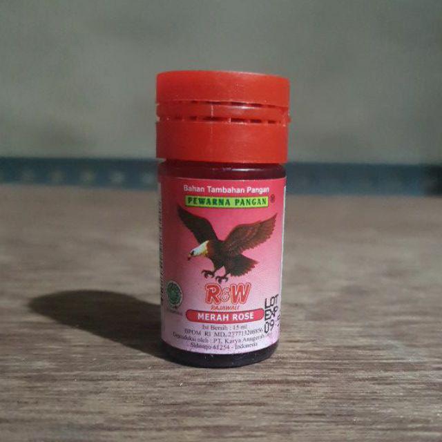 PEWARNA Merah Rose RW Rajawali / Pewarna Makanan / Pewarna Kue GOOD ...