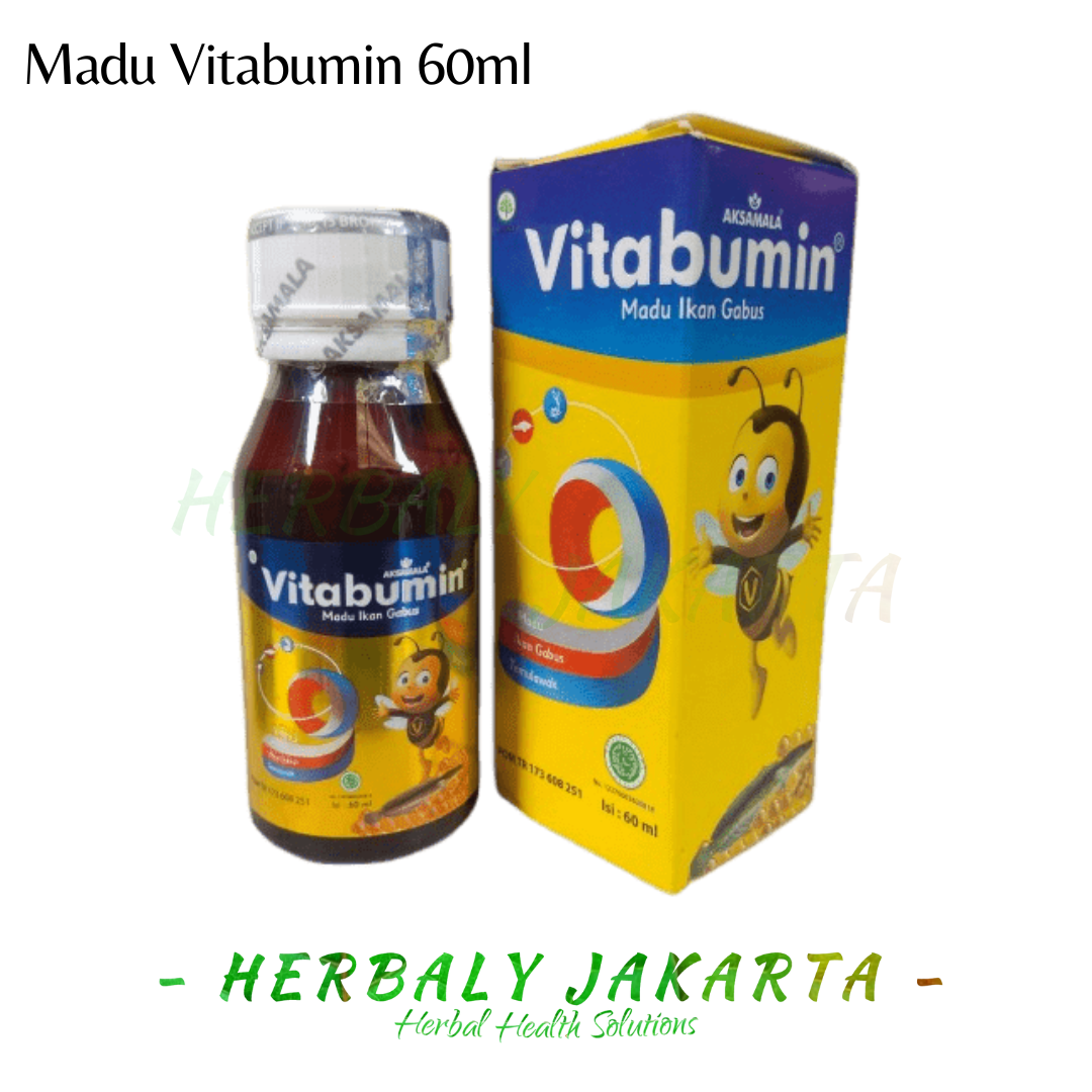 Vitabumin Madu Anak 130 ml ( Albumin Ekstrak Ikan Gabus, Vitamin Daya ...