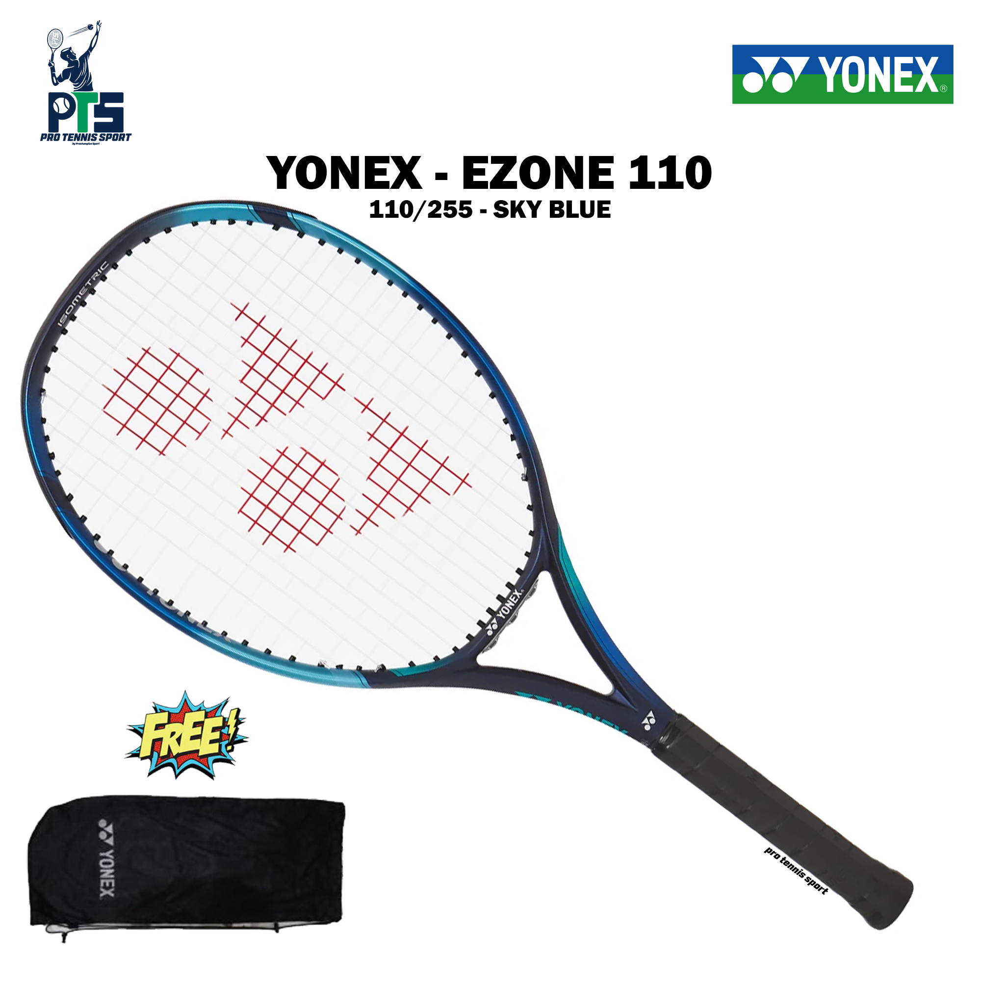 Raket Tenis Yonex EZONE 110 255 gr - Sky Blue 2023 Jepang | Lazada Indonesia