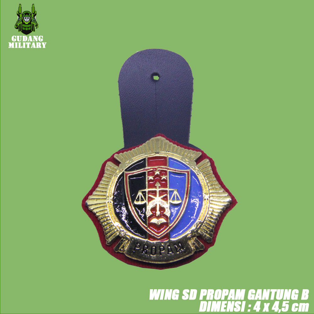Aksesoris Brevet Perwira Keren - Wing SD Propam Gantung Besar | Lazada ...