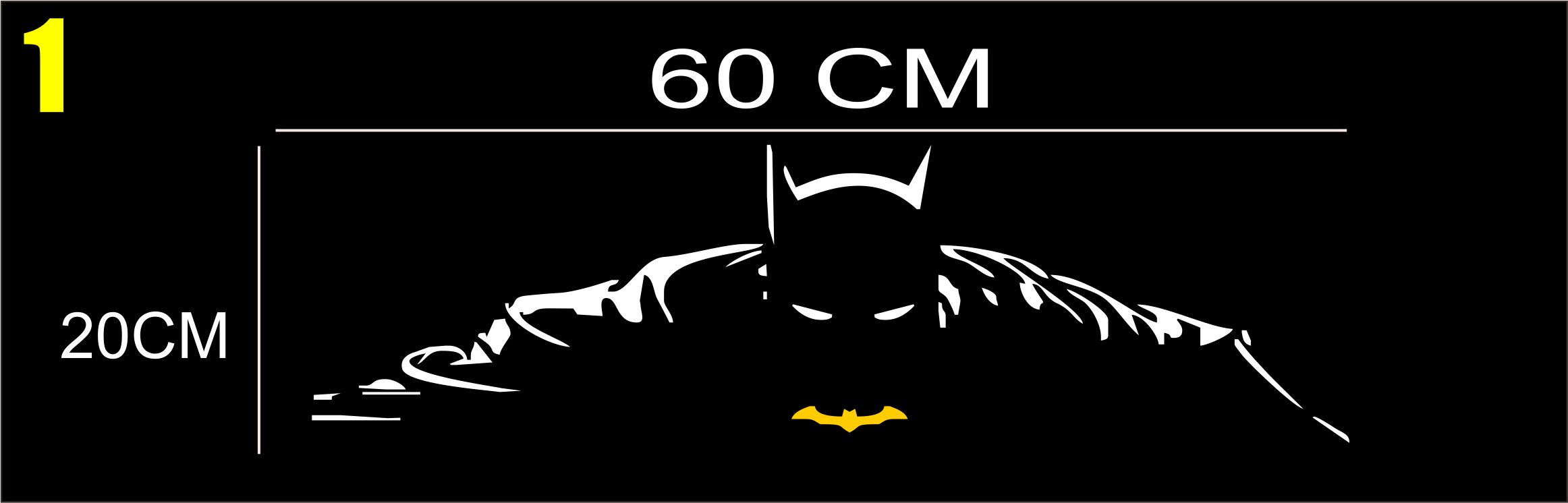 Stiker Kaca Belakang Mobil Cutting sticker Logo Batman Sticker Keren ...