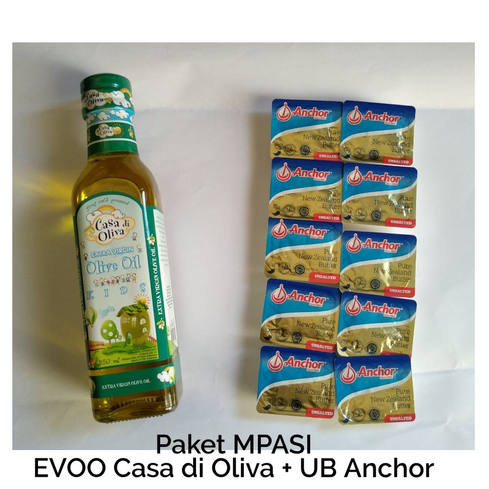 Paket MPASI Bayi EVOO Casa di Oliva dan UB Anchor Unsalted butter ...
