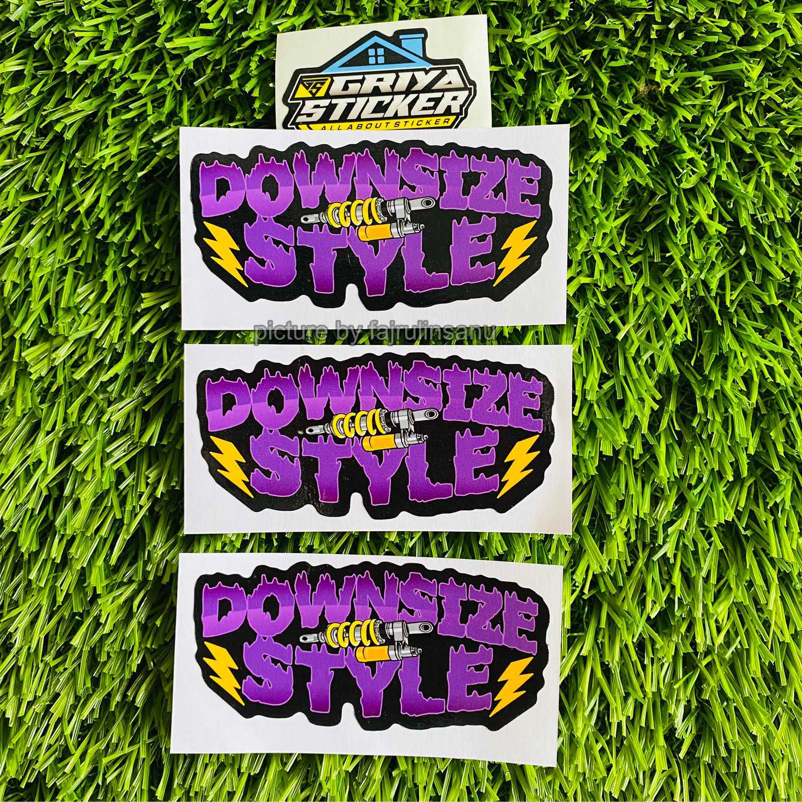 stiker DOWNSIZE STYLE print cut sticker cutting downsize ogah jinjit ...