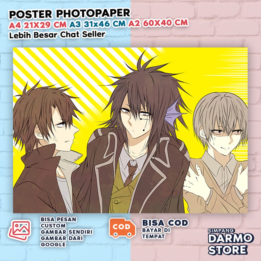 Poster Beelzebub Hisan Dinding Anime Acc Wibu Otaku Tatsumi Oga Hilda ...