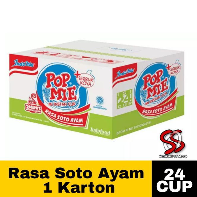 1 Dus Pop Mie Rasa Soto Ayam Isi 24 Pcs | Lazada Indonesia