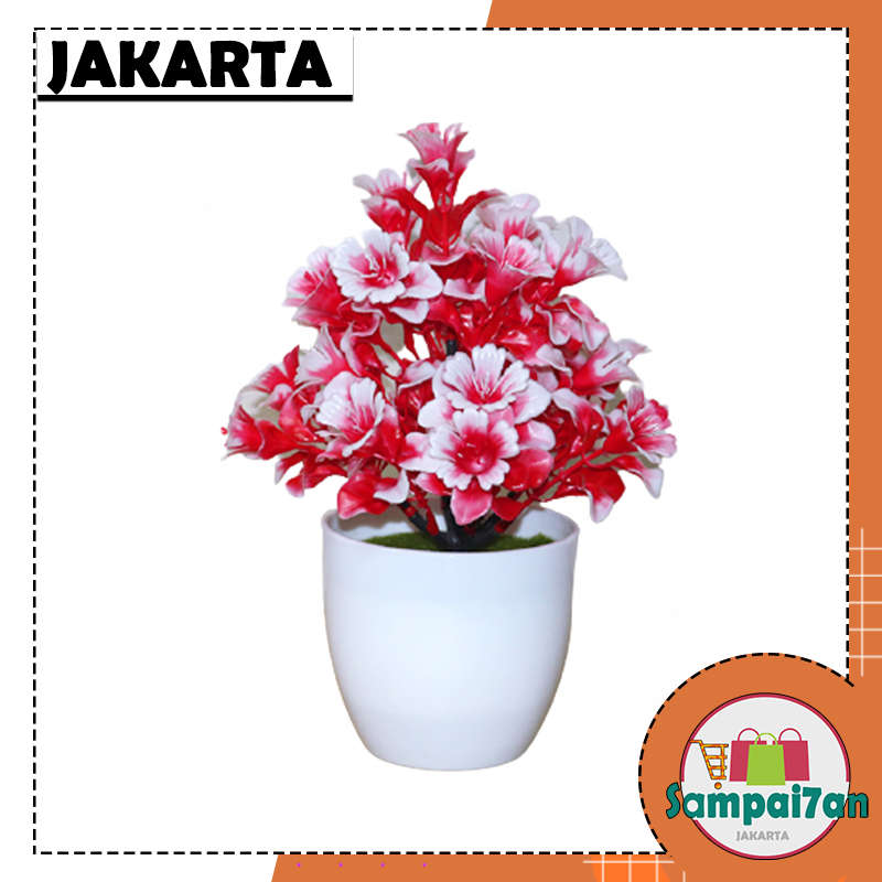 Sampai7an PBP27 / Pot Bunga Plastik Tanaman Hias Bunga Lonceng Palsu ...