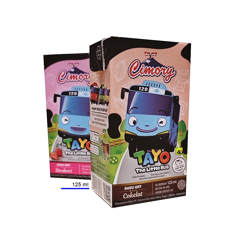 Cimory - Susu UHT For Kids TAYO Ed - 125ml RTD | Lazada Indonesia