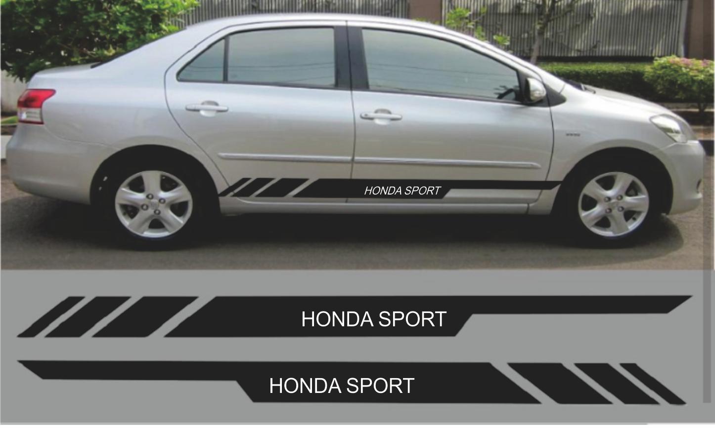 CUTTING STICKER MOBIL SETERIPING MINIMALIS COCOK BUAT SEMU MEREK MOBIL ...