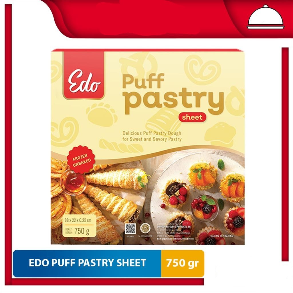 Puff Pastry Sheet Edo / Kulit Adonan / Puff Pastry / Danish Pastry ...