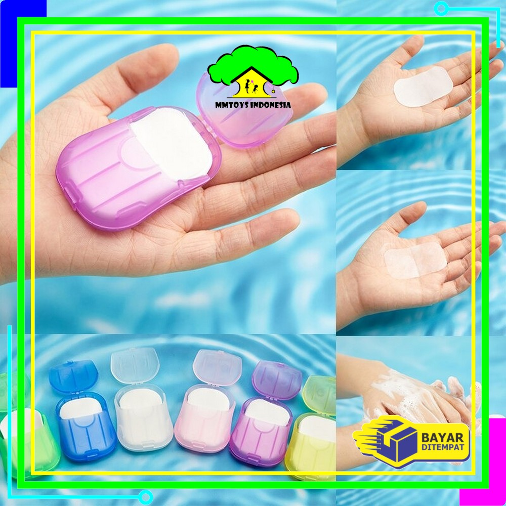 MI-C453 Sabun Cuci Tangan Kertas Isi 20 PCS Sabun Kertas Cuci Tangan ...