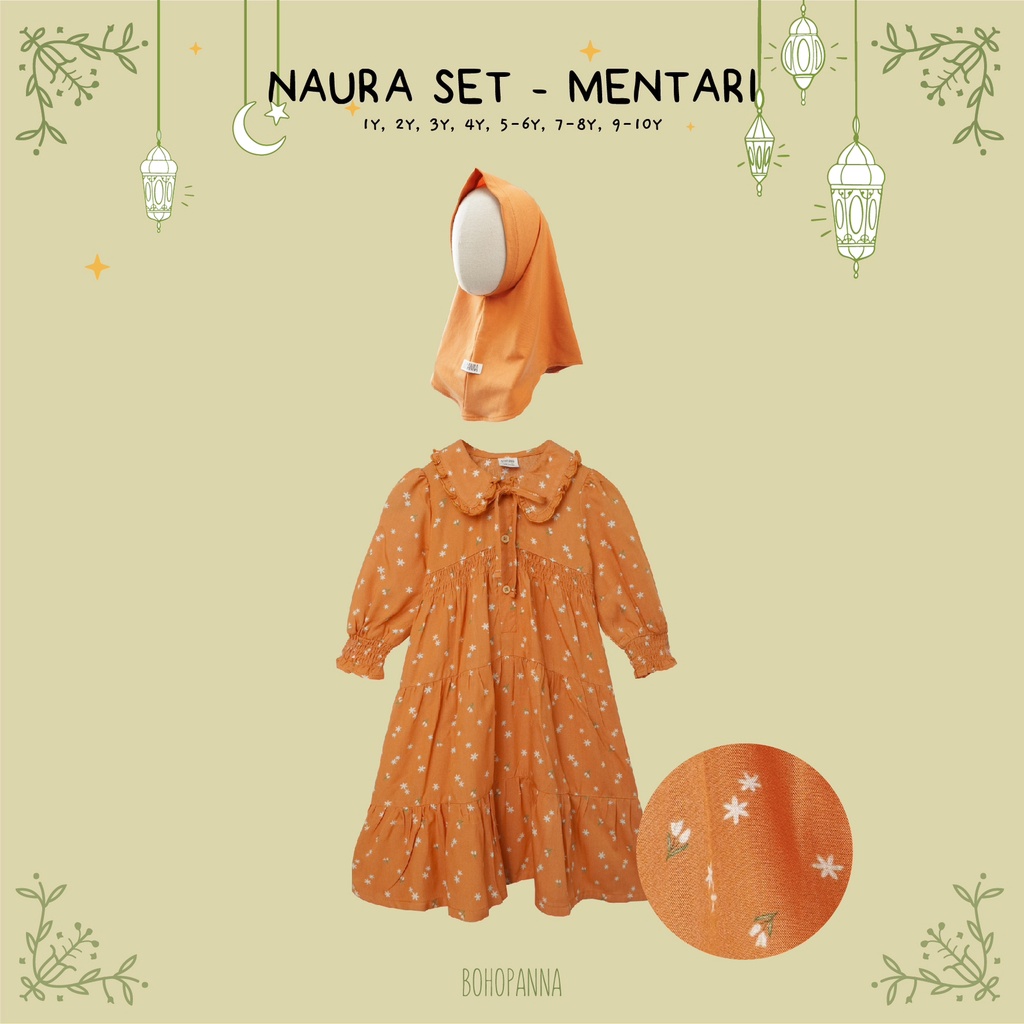 BOHOPANNA NAURA SET / Dress Anak Perempuan Raya Collection | Lazada Indonesia