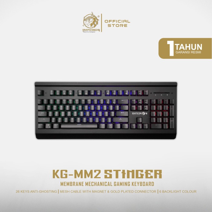 Keyboard Gaming Imperion Stinger KG-MM2 Mechanical membrane, RGB ...
