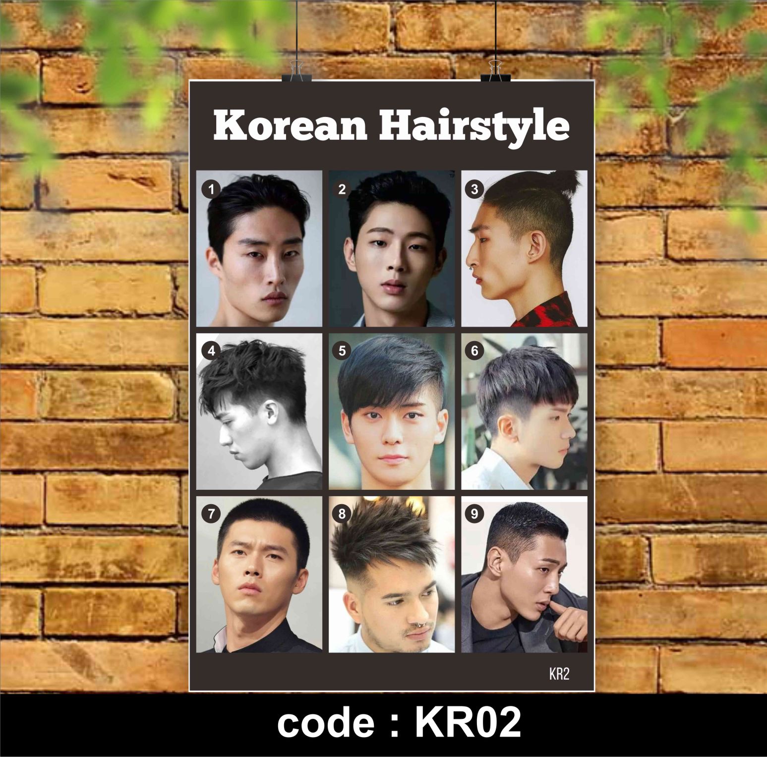 Poster Potong Rambut model korea | Lazada Indonesia