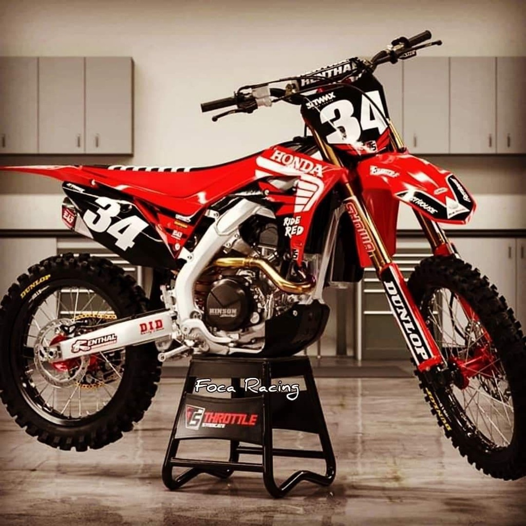 dekal Crf fullbody MERAH HITAM stiker CRF 150 L FULLBODY desain suka ...
