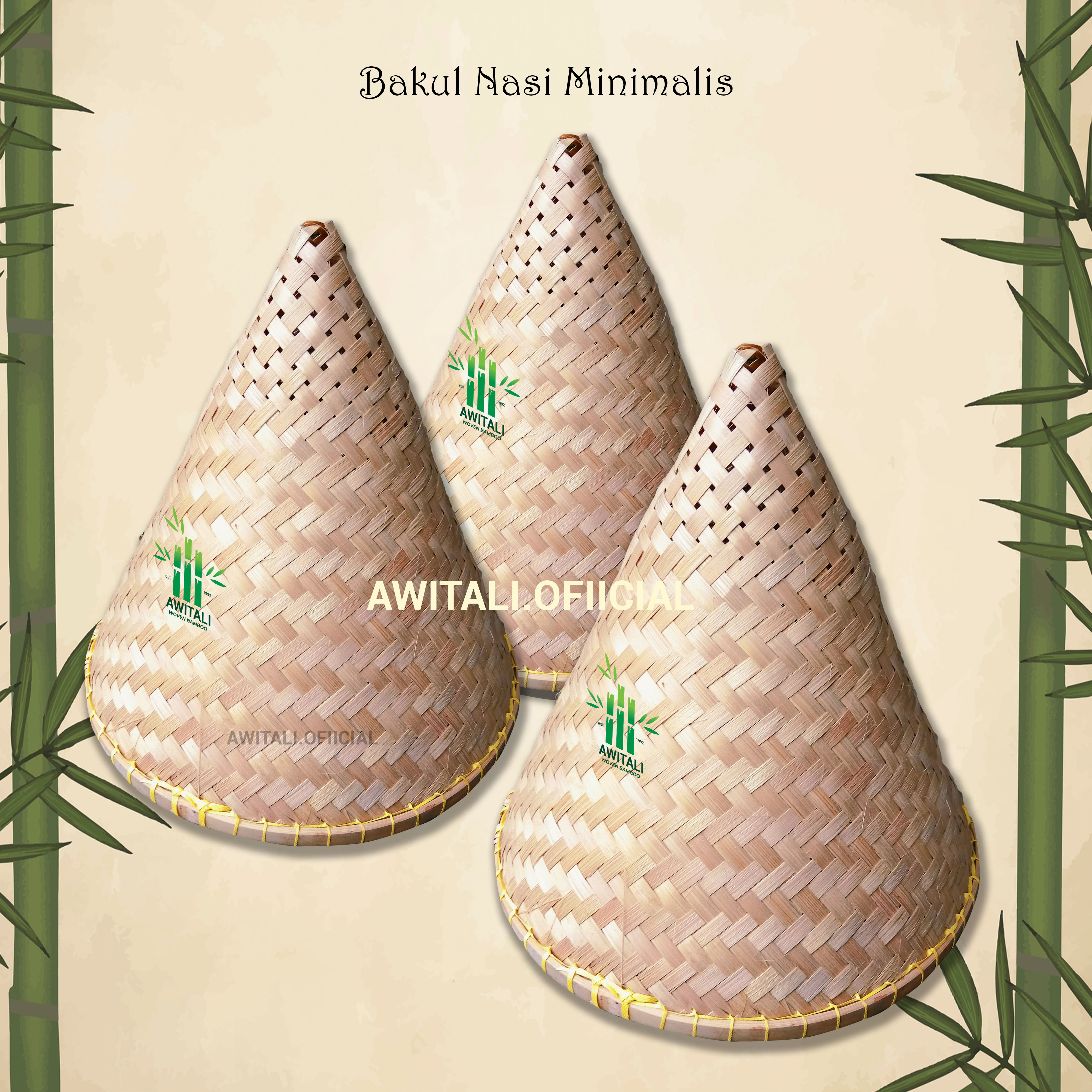 Asepan Buat Masak Nasi Kukusan Bambu Kerucut Aseupan Tumpeng | Lazada ...