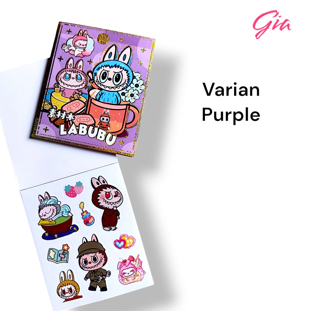 BUKU STIKER LUCU | STICKER BOOK | LABUBU | CAPYBARA | CAPIBALA | SANRIO ...