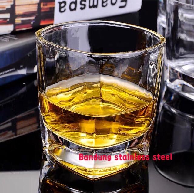 Gelas Whiskey Gelas rock Beer Glass kaca cangkir vodka Alkohol | Lazada ...