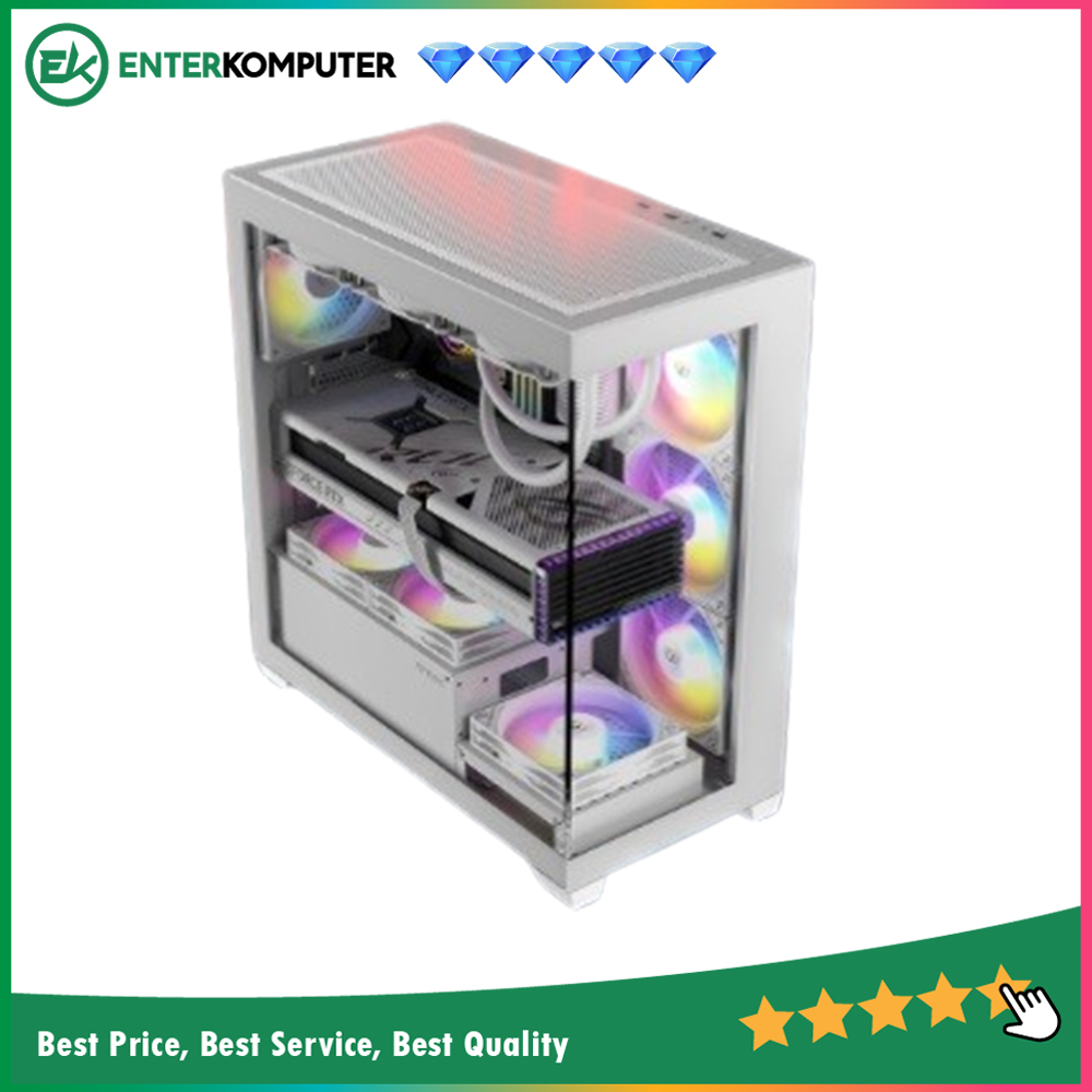 Casing Antec CX300 RGB ELITE WHITE - Mid-Tower Gaming Case - 4mm ...