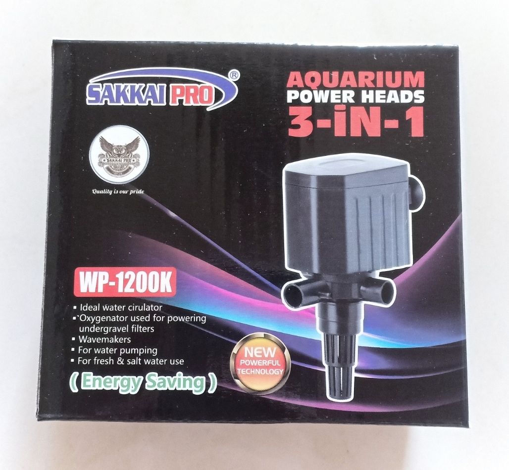 Mesin Pompa Aquarium IP MAN IP 1200 Low Watt 7watt/ SKP-1200/ SPA 1200A/ SP-1200/ KT-1200/ WP ...