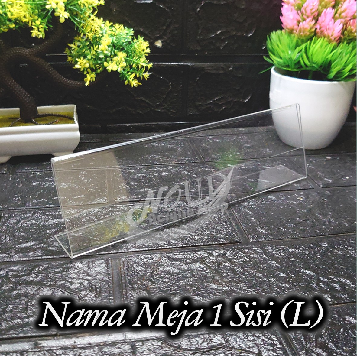 Nama Meja Akrilik - name desk 7x25 | Lazada Indonesia